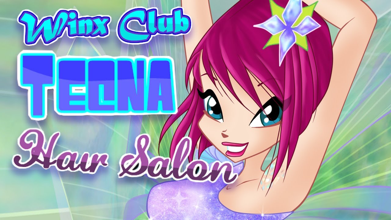Winx Club Tecna Hair Salon Game Kids Toy Happy - YouTube