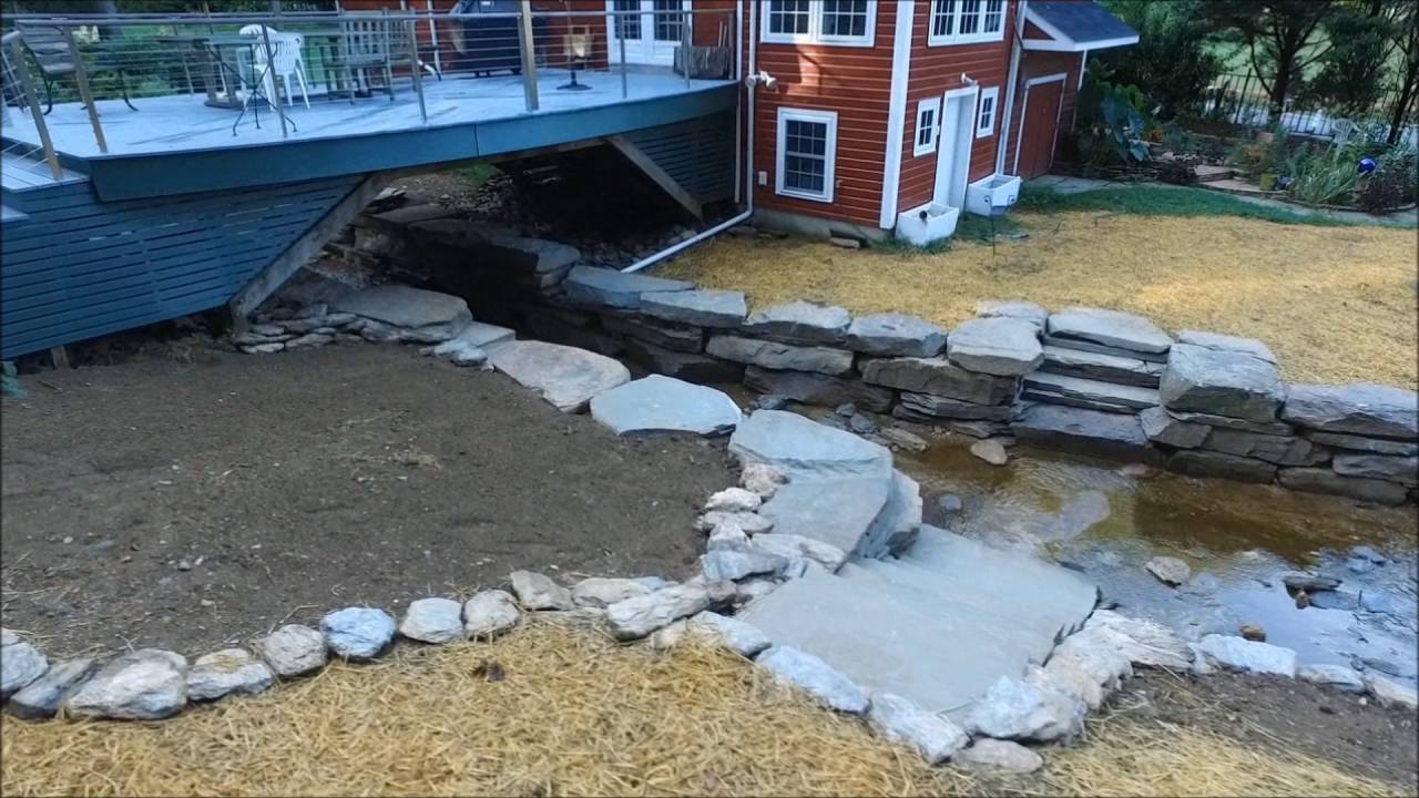 Natural Stream Restoration Project - YouTube