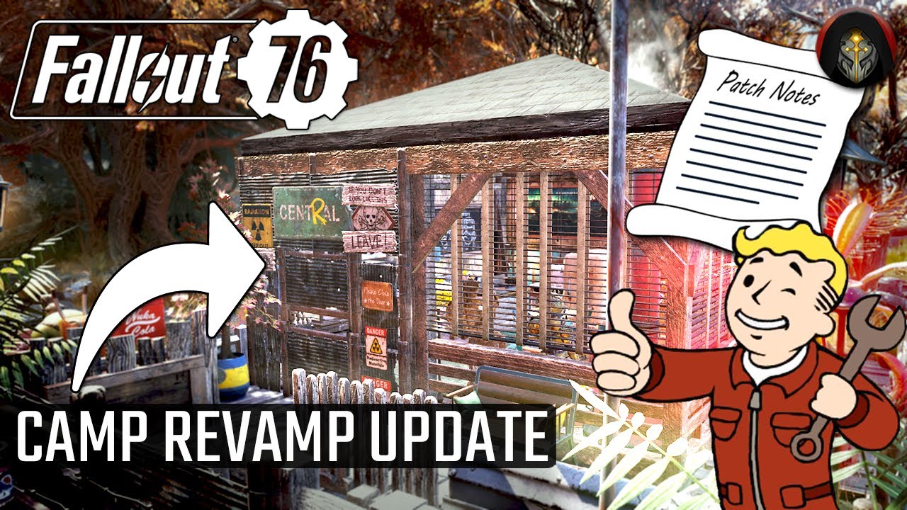 FALLOUT 76 | A Good Update With MISSED OPPORTUNITIES | Camp Revamp ...