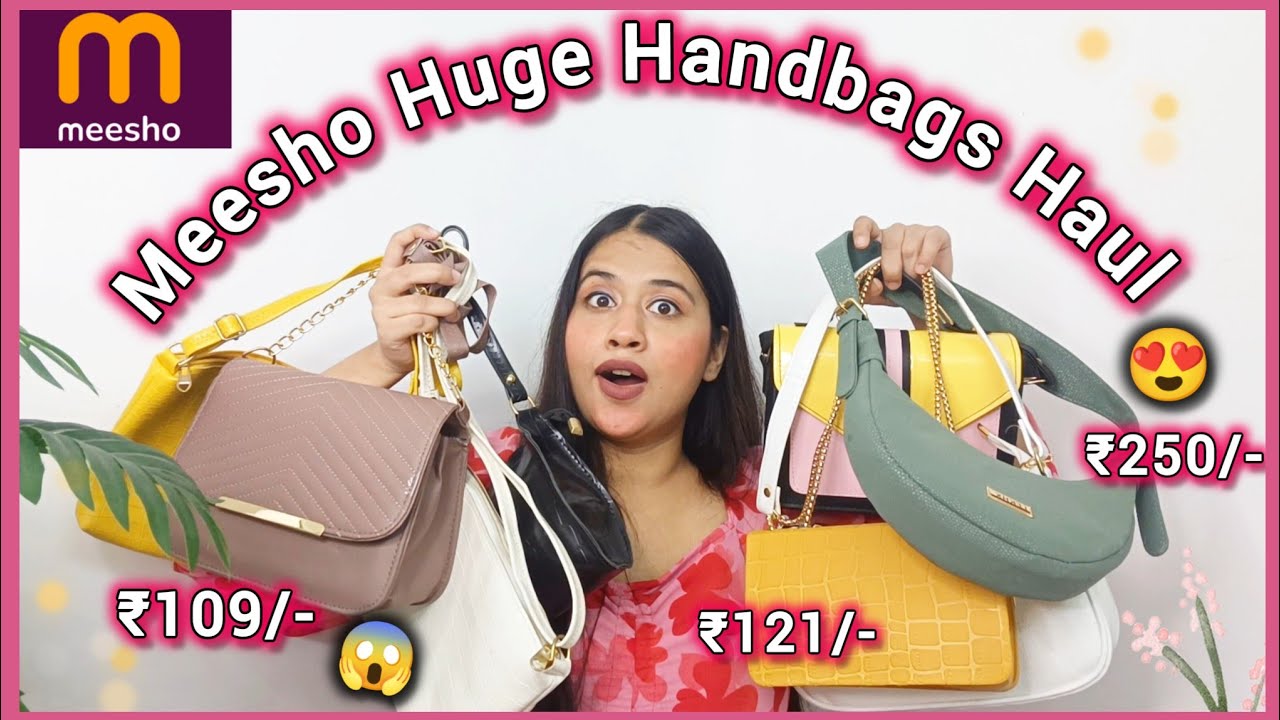 Meesho Trendy Bags Haul Starting 140 Rs. || Sling Bag, Shoulder Bag, # ...