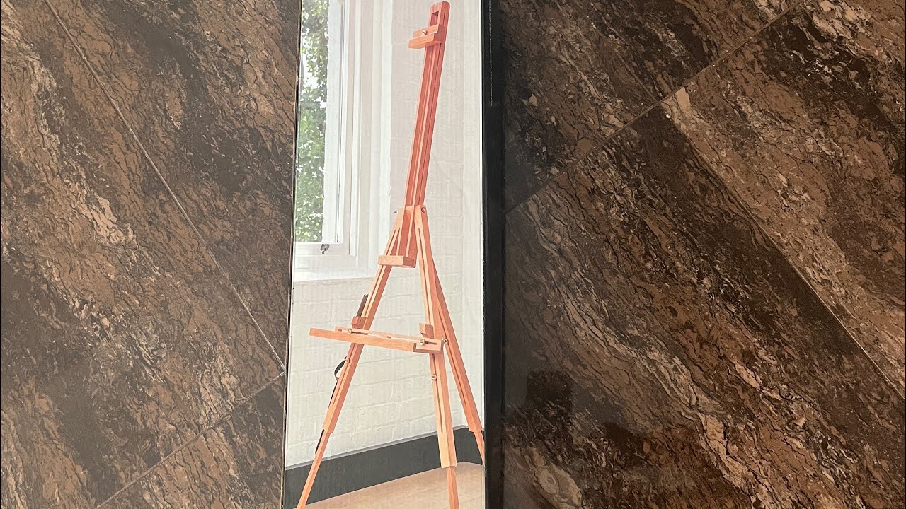 A gift from my beautiful mother! 😍 Canvas tripod easel unboxing! - YouTube