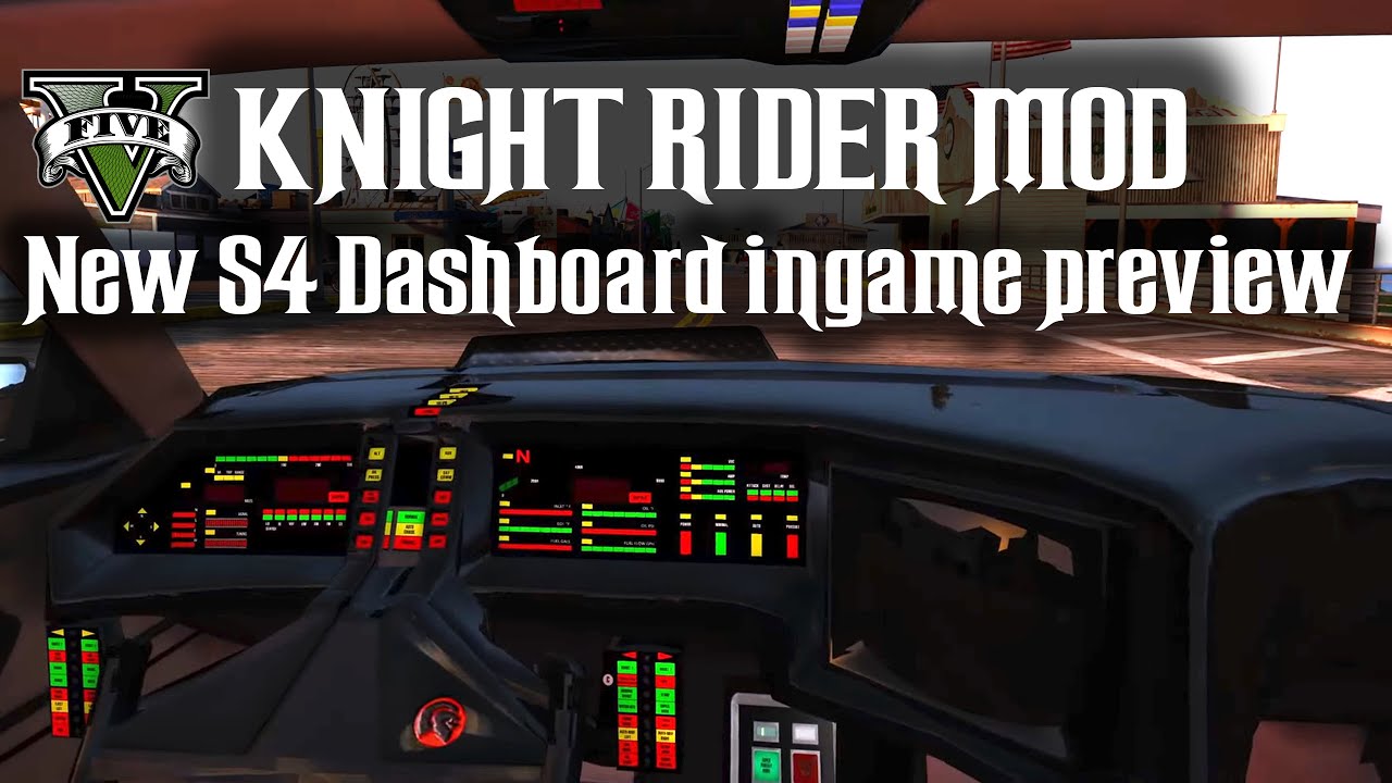 Knight Rider Mod New Season 4 Model first ingame Preview (WIP) - YouTube