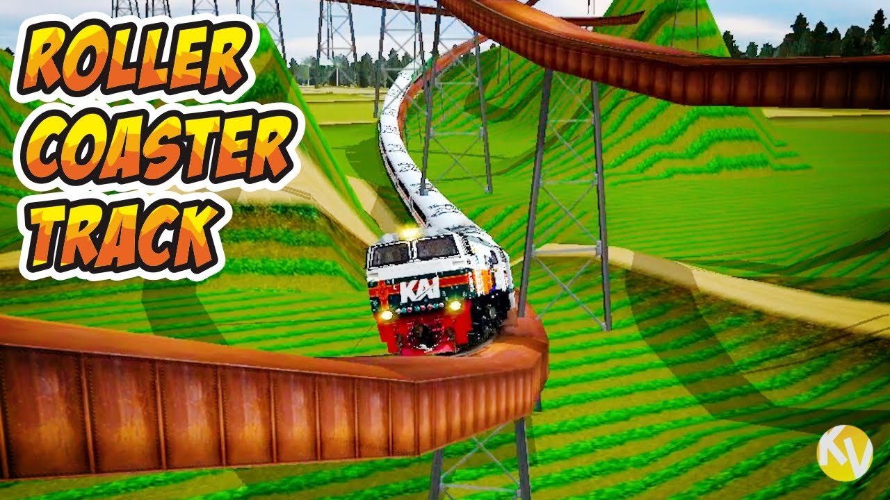 ROLLER COASTER TRACK | Trainz Simulator Indonesia - YouTube