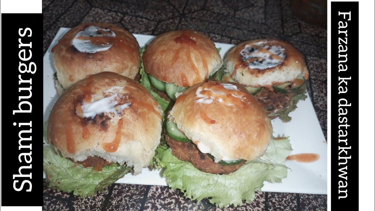Shami burgers l Recipe l Farzana ka dastarkhwan 🤤 - YouTube
