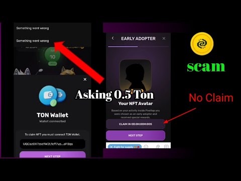 Pixelvers NFT Avatar Airdrop Not show claim | Pixeltap something wrong ...