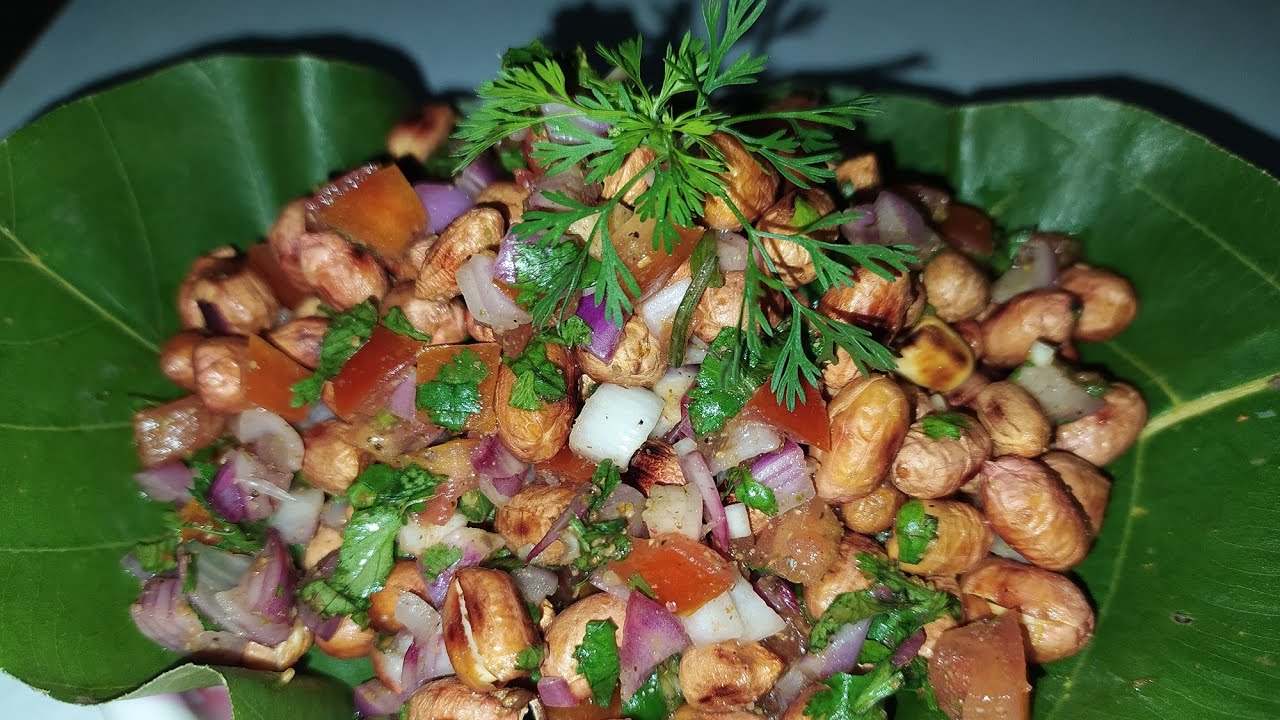 Peanut Chaat | Mungfali Chaat Recipe | Healthy Peanut Chaat Recipe ...