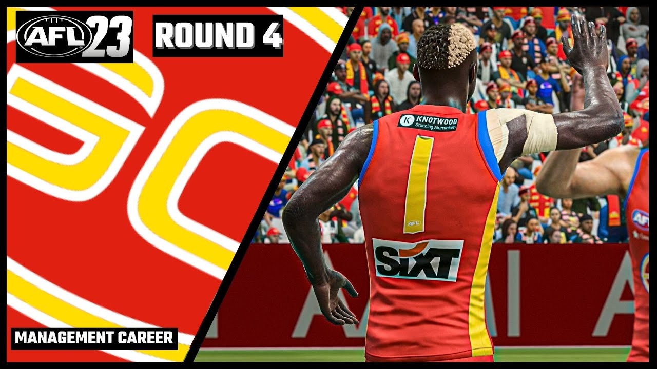 King Brothers - AFL 23 - Manager Mode - Episode 4 - Round 4 - YouTube