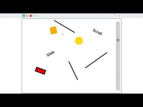 How To Make Slider Scroll Bar in Scratch | Scratch Tutorial! - YouTube