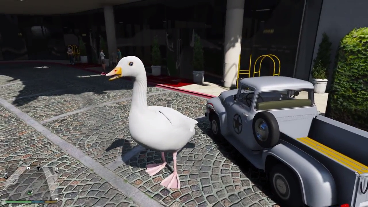 GTA 5 - Khi ngỗng khổng lồ đi làm bảo vệ giữ xe tại khách sạn | ND ...