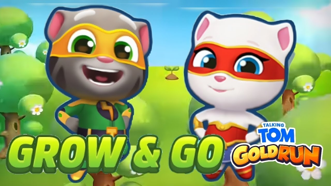TOM GOLD RUN GROW AND GO - UNLOCK SUPER ANGELA & SUPER TOM - GAMEPLAY ...