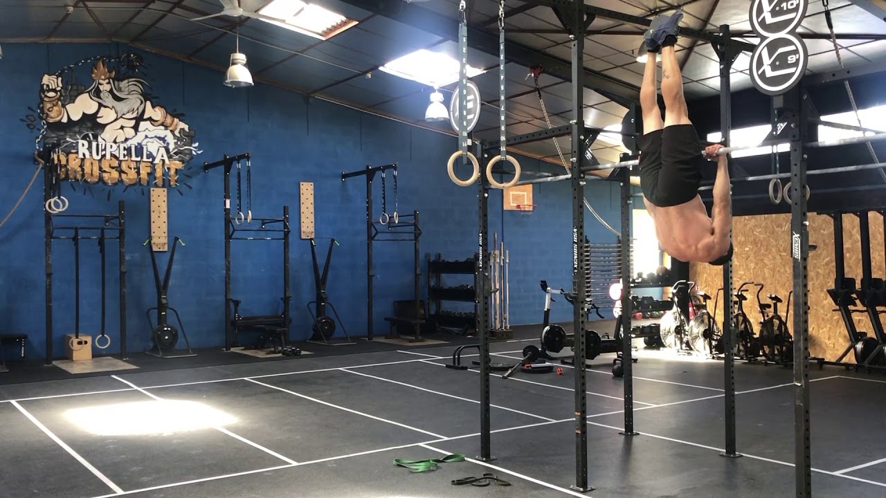 Inverted Hang to L-Lever - YouTube