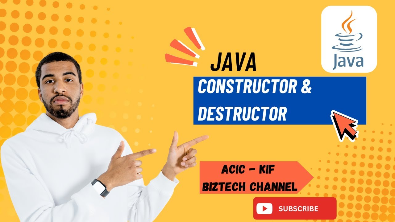 #3 Constructor and Destructor in Java | Explained with Easy Examples - YouTube