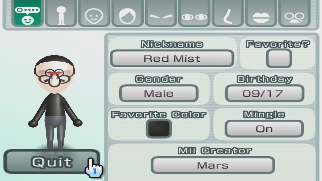 Red Mist Squidward - Mii 3332 - YouTube