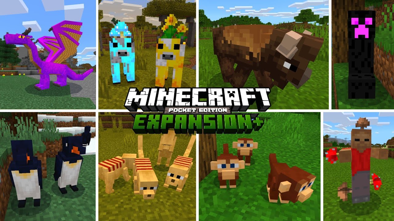 ¡MAS DE +50 NUEVOS ANIMALES, NUEVOS BIOMAS, MAS ENEMIGOS EN MINECRAFT ...