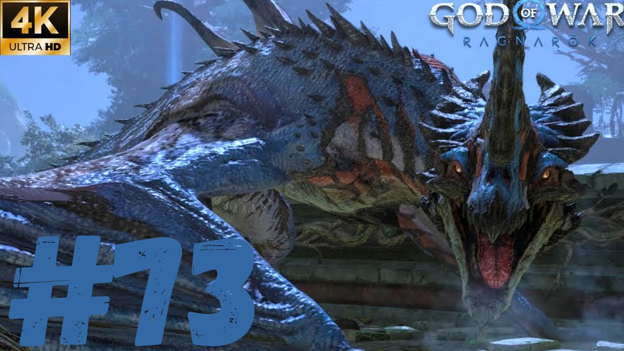 The Corpse Eater Dragon Fight in GOD OF WAR RAGNAROK Walkthrough ...