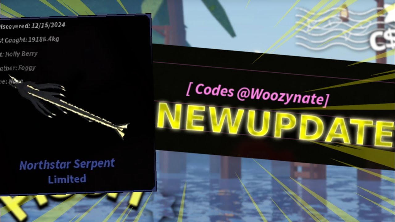 NORTHSTAR SERPENT CODE FISCH ROBLOX - YouTube