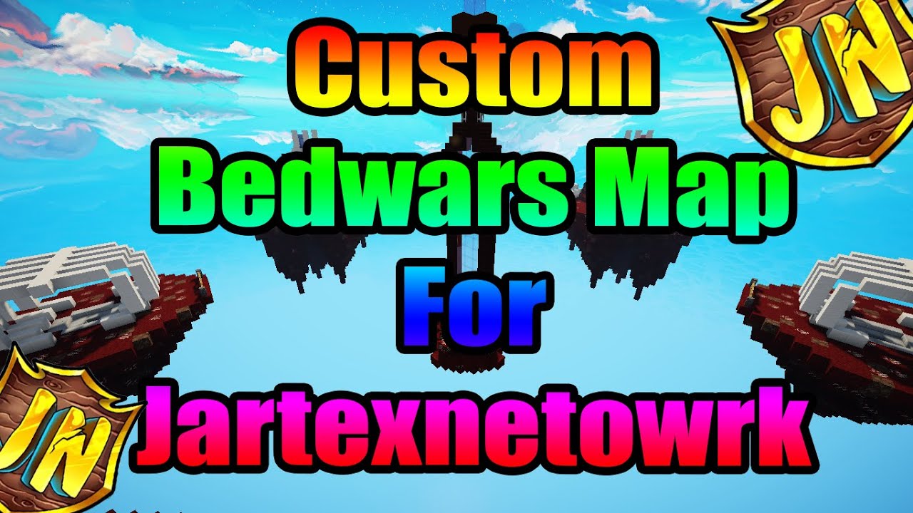I Built A Custom Bedwars Map For|Jartexnetowork||V2 - YouTube