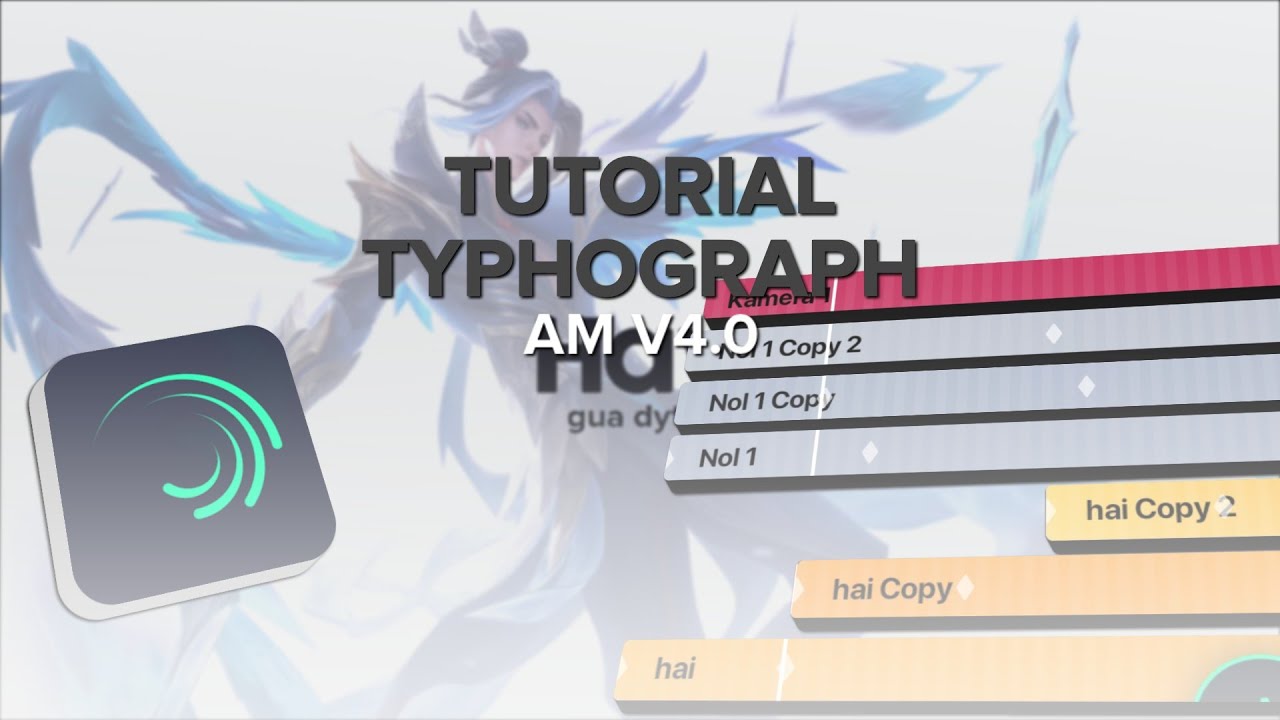 TUTORIAL GMV TYPOGRAPHY MLBB - alight motion - YouTube