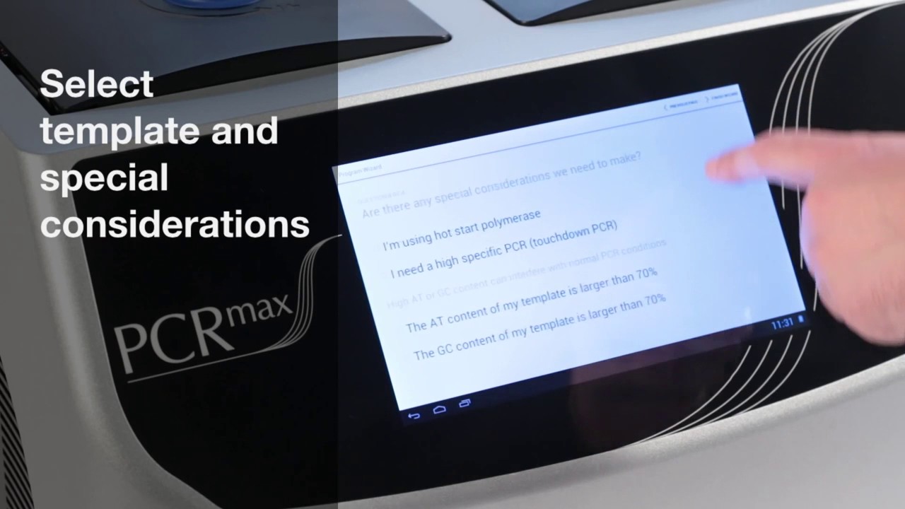 PCRMax Alpha AC1 AC4 Cyclers - Simplified optimisation - YouTube