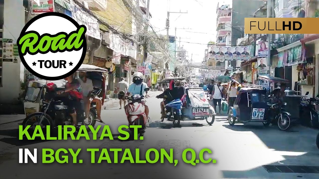 Kaliraya Street in Tatalon, Quezon City - Full Road Trip - YouTube