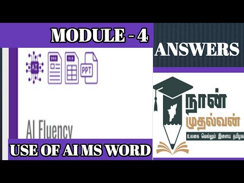 Use of AI in microsoft word (Module 4) / 2nd year /Answers # ...