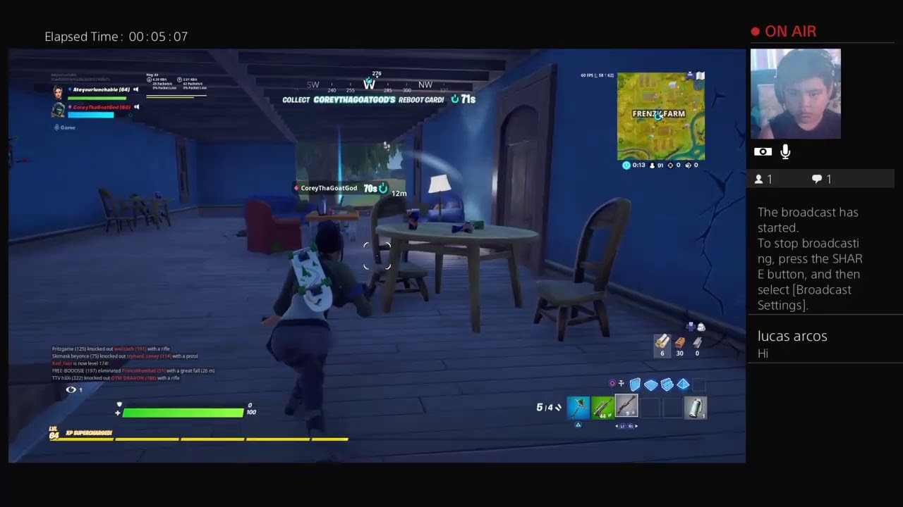Lucas playing Fortnite - YouTube