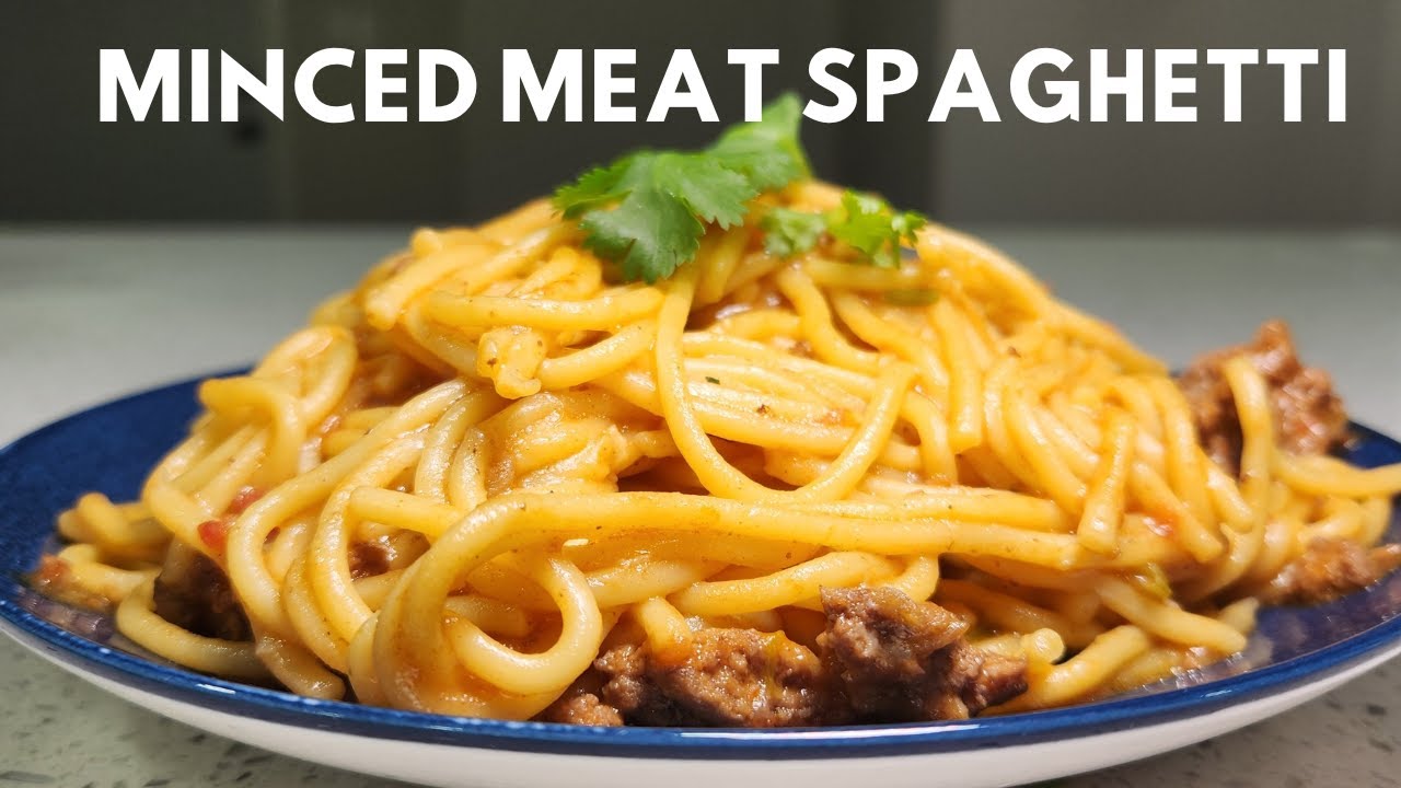 Easy & Delicious Minced Meat Spaghetti Recipe | Minced Meat Spaghetti ...
