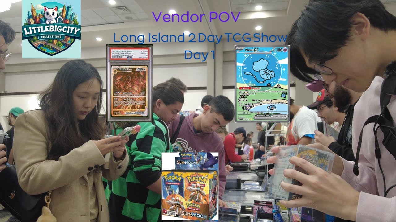 First 2 Day LI TCG Show!!! | Pokémon Vendor POV | Long Island TCG Show ...
