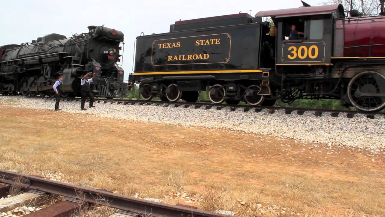 Texas State Railroad 2012 Railfest - Pushing T&P steam engine #610 ...