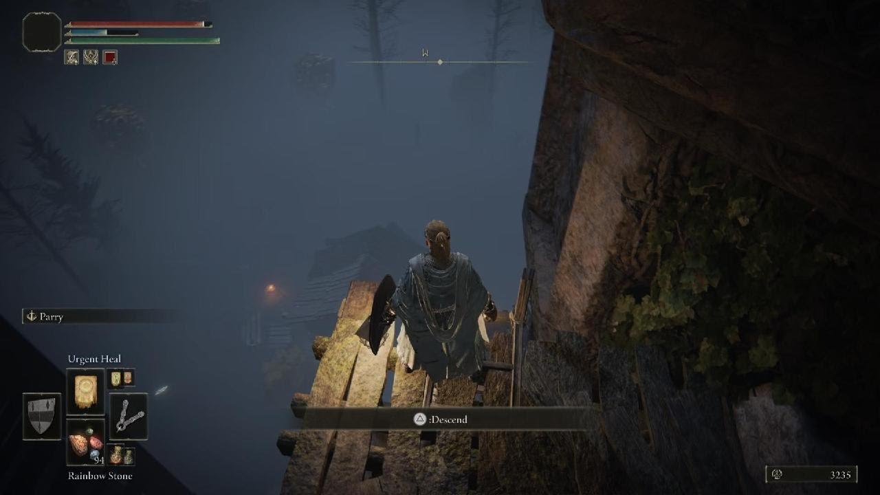 ELDEN RING Liurnia Ravine-Veiled Village to Easy Pickup Smithing Stone ...