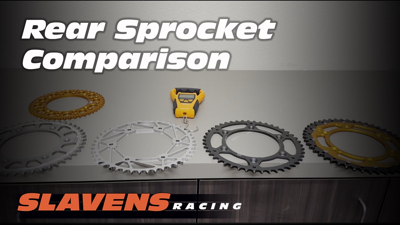 Rear Sprocket Comparisons - Weight and Service Life - YouTube