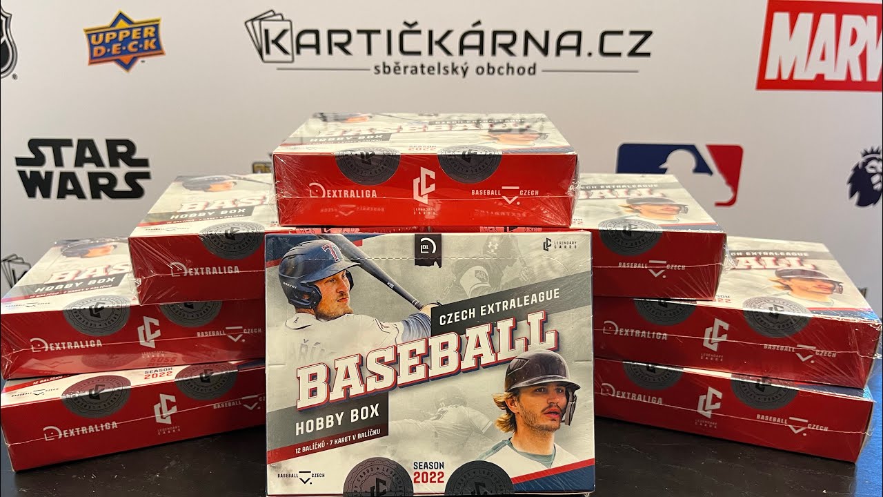 Představení produktu: 2022 LC Czech Baseball Extraleague Hobby box ...