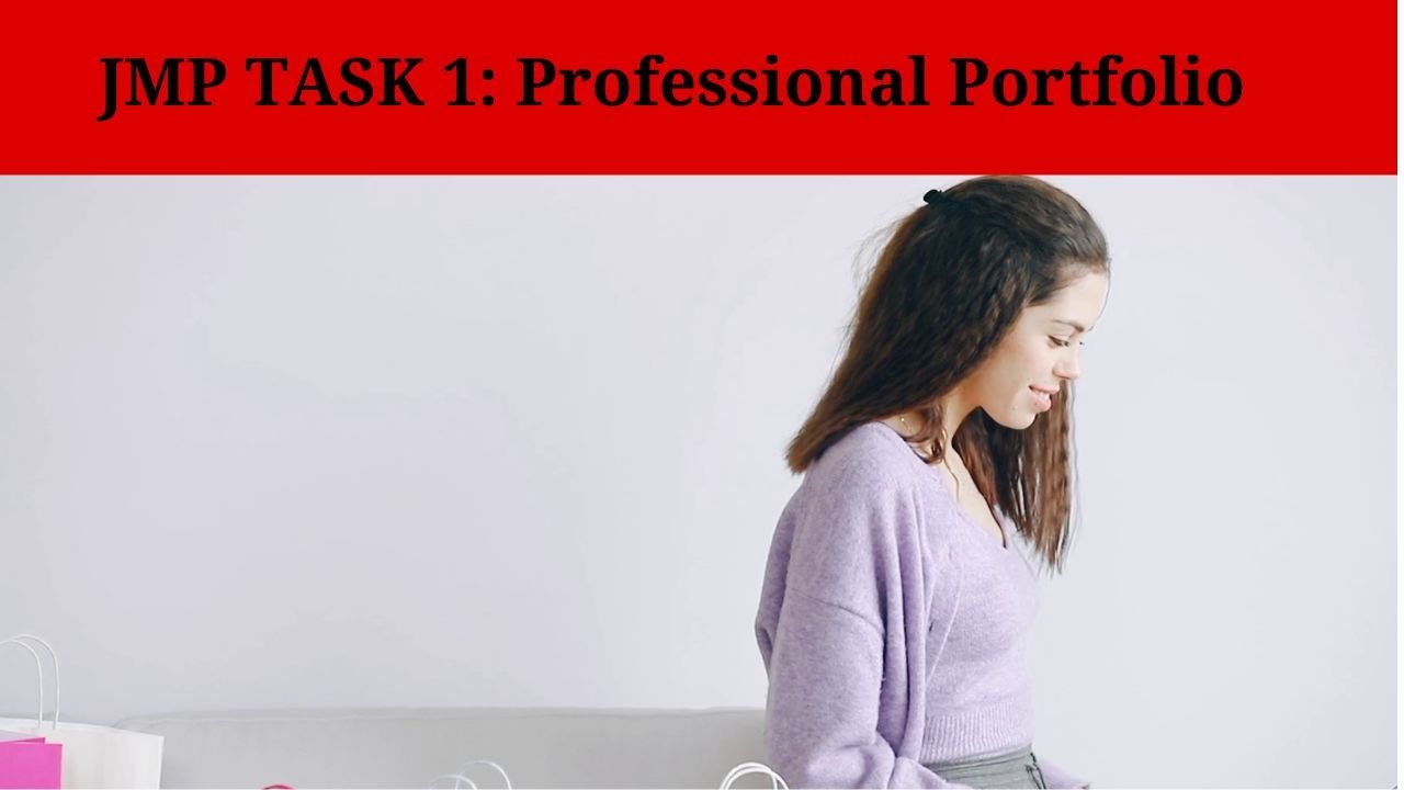 JMP TASK 1: Professional Portfolio - YouTube