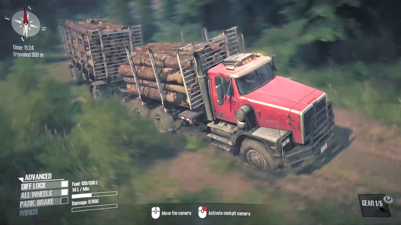 Offroad Logging 001 MudRunner - YouTube