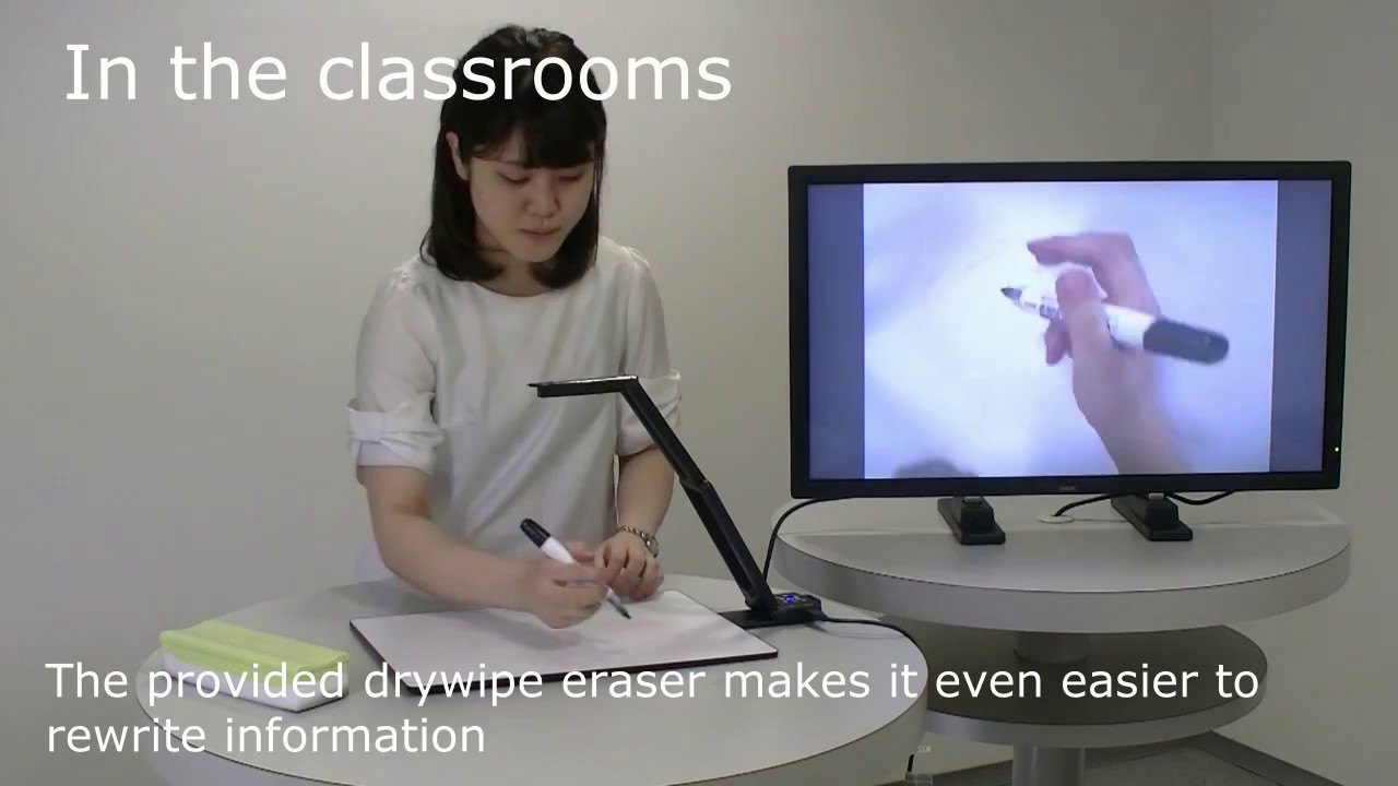 Mini whiteboard stage for MX-1 visualiser - YouTube
