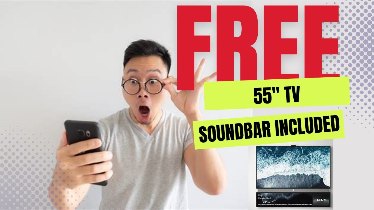 Free 55" TV with soundbar included while supplies last!!! - YouTube