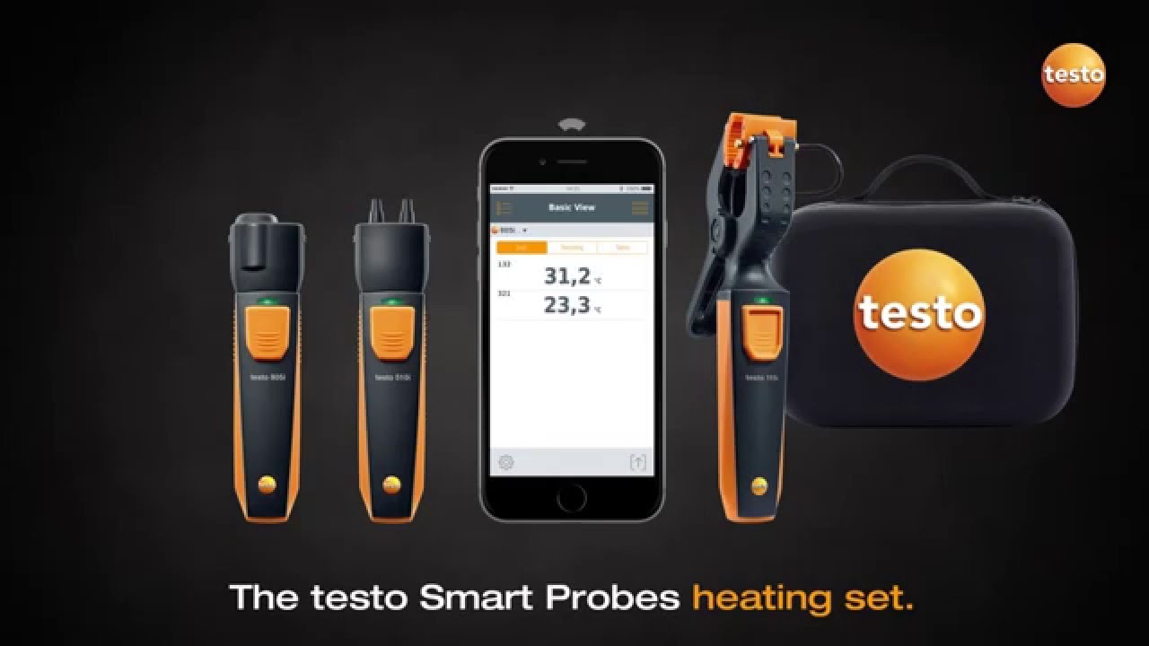 The testo Smart Probes Heating Set | Be sure. Testo - YouTube