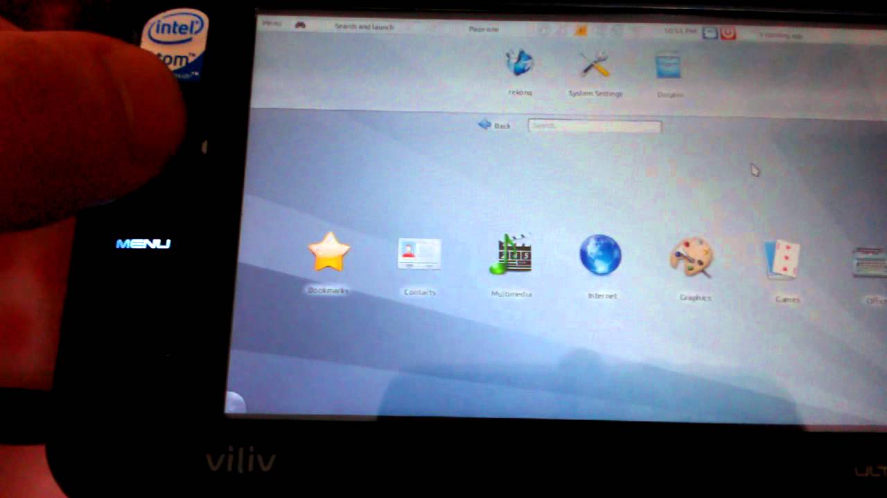 Linux Touchscreen driver for Viliv S5 - YouTube
