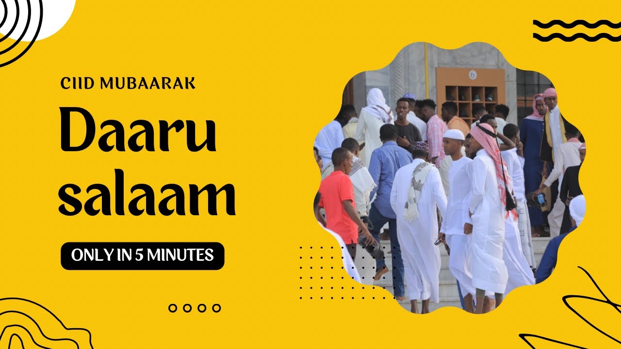 Daarusalaam iyo Ciida. Gabar yar oo wacdaro u dhigtay carruurtii isugu ...