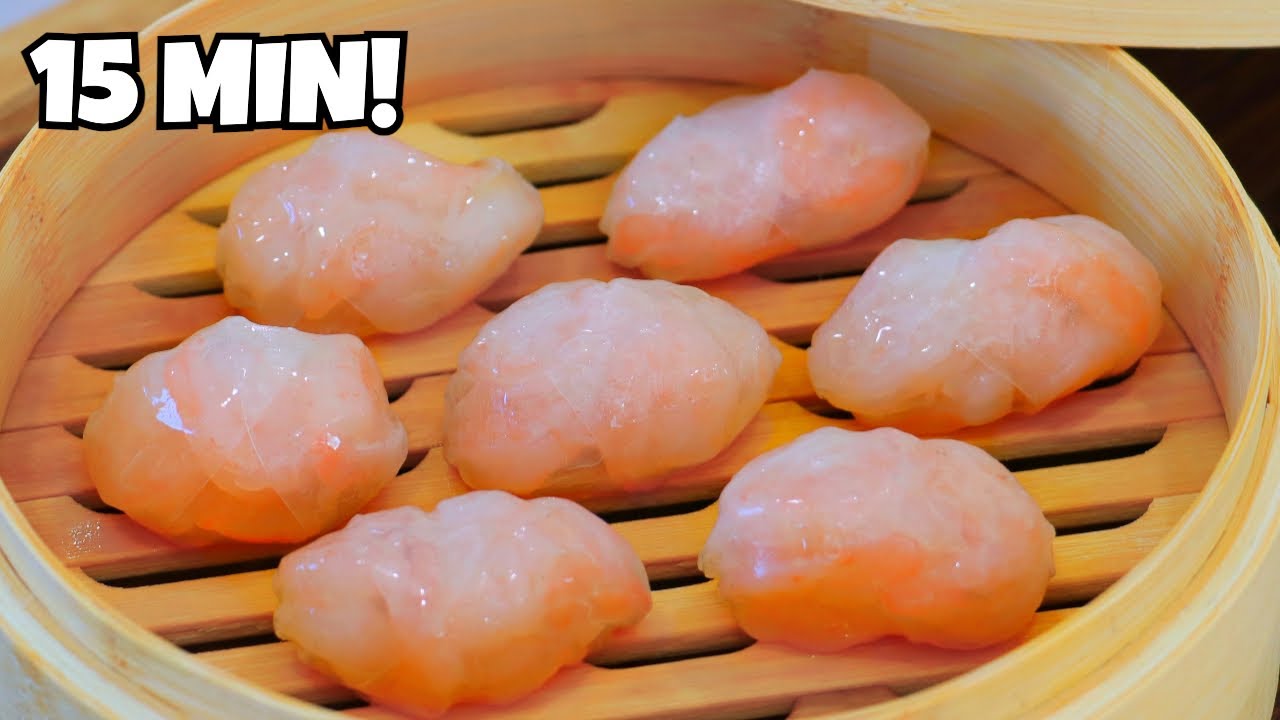 Rice Paper Shrimp Dumplings: 15-Min Dim Sum Recipe! - YouTube