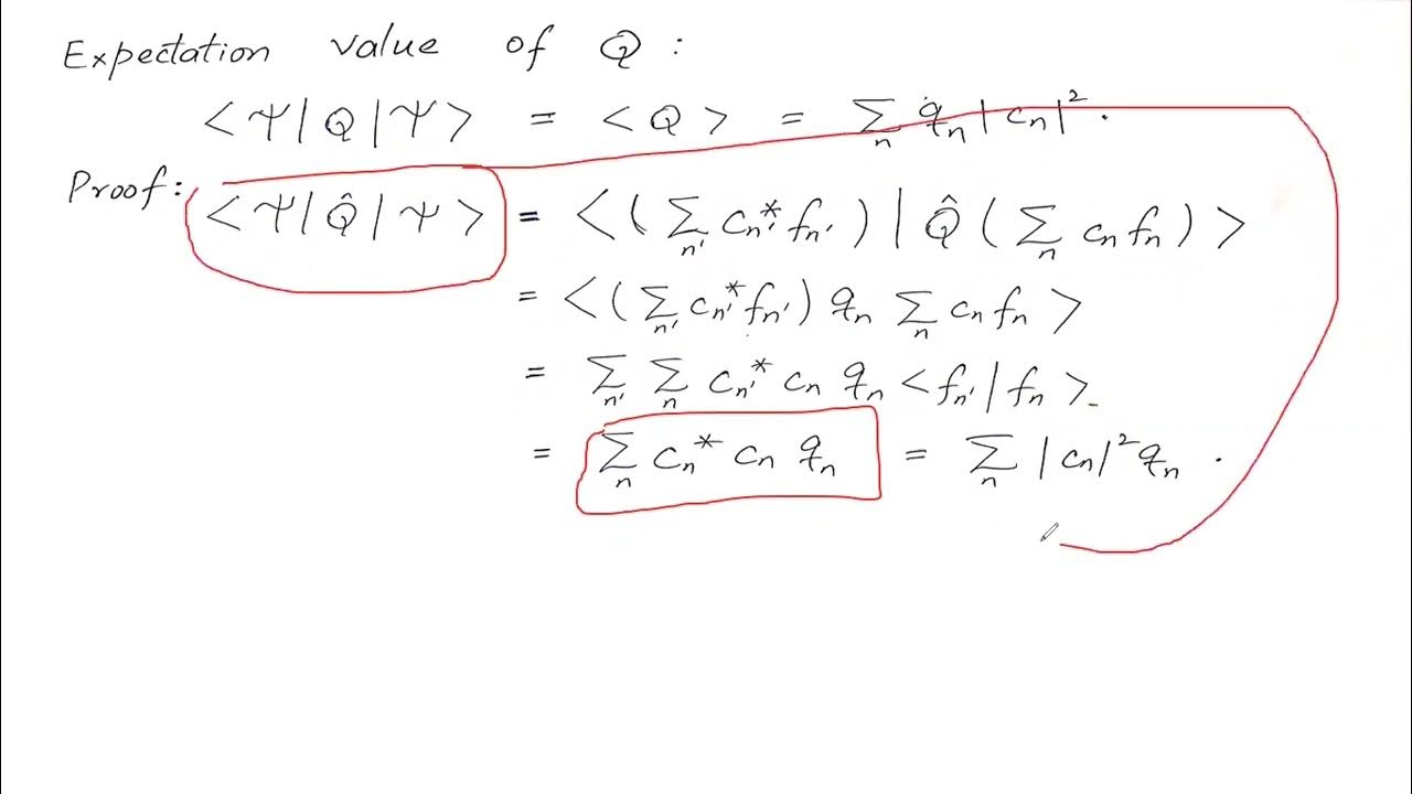 38. Generalized Statistical Interpretation | Formalism | Griffiths Quantum Mechanics - YouTube