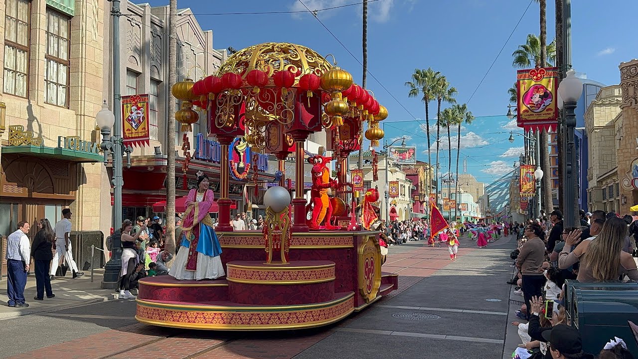 Mulan's Lunar New Year 🧧 Procession | Disney California Adventure [4K ...