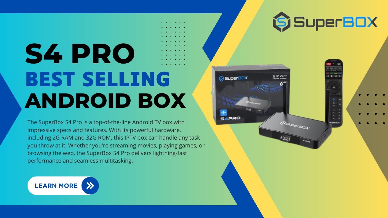 Newest 2023 S4 Pro Best Selling Android TV Box - YouTube