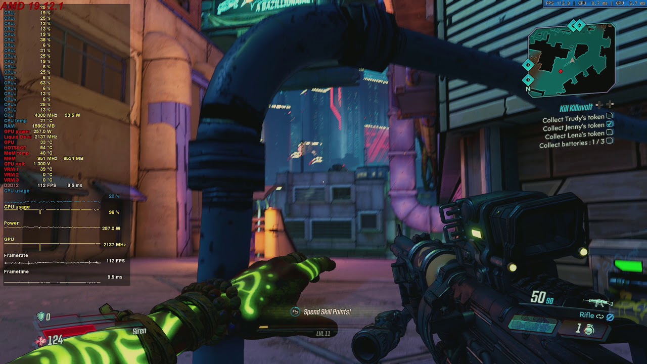 Borderlands 3 Gameplay OC Powercolor liquid devil - YouTube