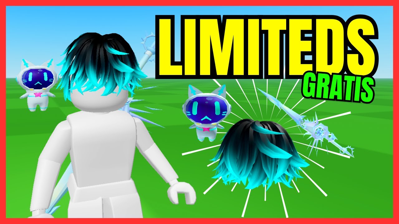 FACIL! CONSIGUE YA ESTE PELO Y ESTOS ITEMS AZULES GRATIS EN ROBLOX ...