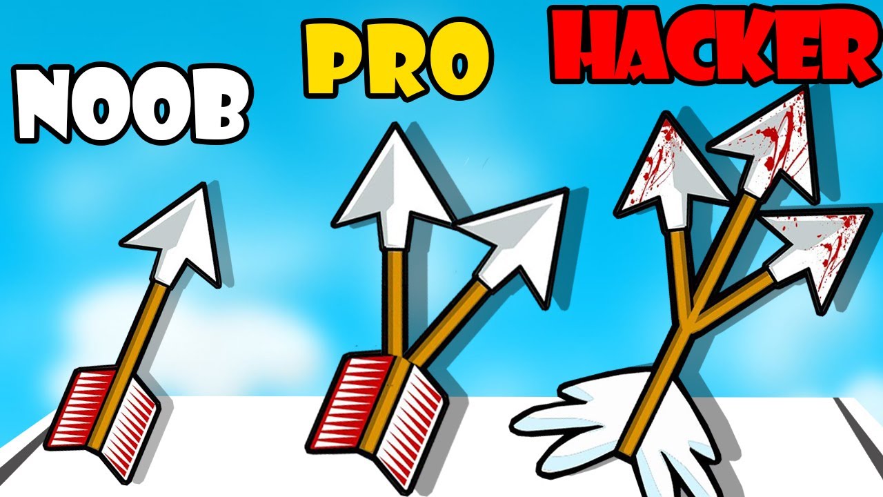 NOOB vs PRO vs HACKER - Arrow Merge - YouTube