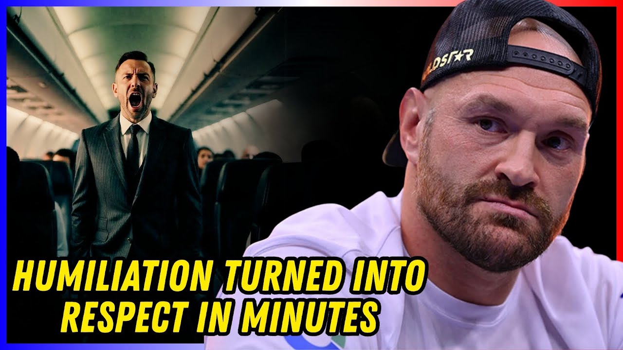 TYSON FURY IS INSULTED in first class, but the passenger regrets it ...