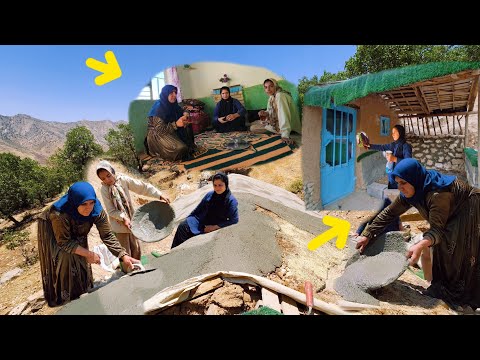 Building a Shelter Before Winter | A Mother and Two Daughters' Battle for Survival in the Mountains