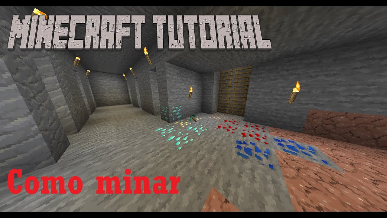 TUTORIAL: Como hacer una mina en minecraft (Español) (Hasta la 1.17 ...