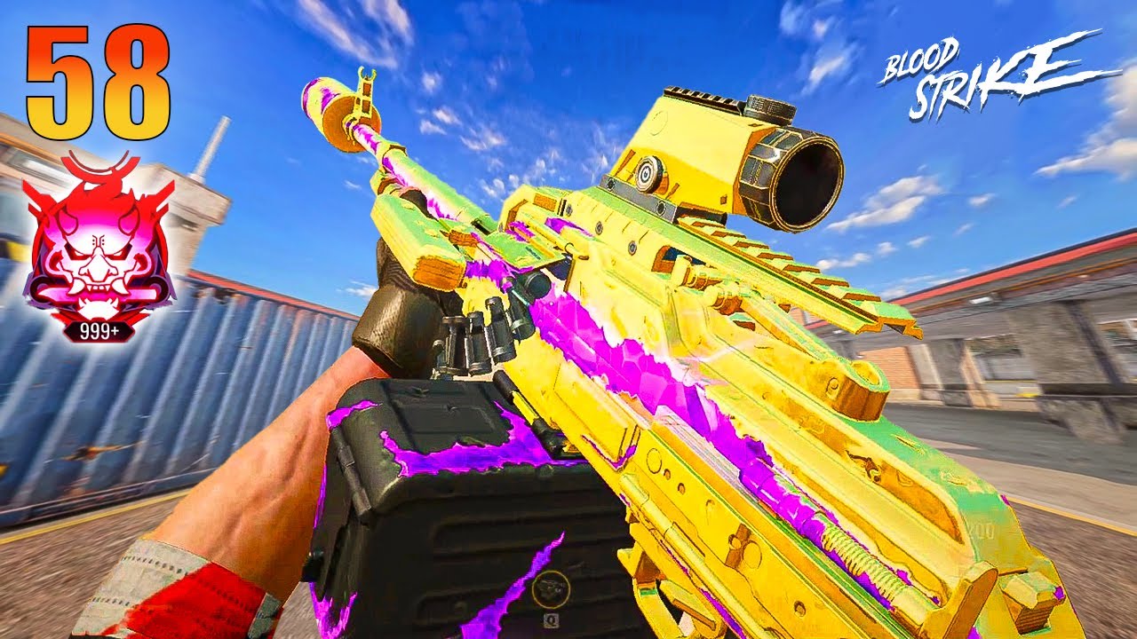 NEW *PKM GOLD* - 58 KILLS INSANE RANKED BLODO STRIKE GAMEPLAY ULTRA ...